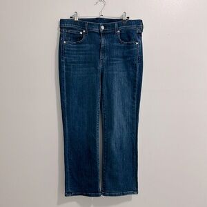AYR | Jeans | Ayr The Pop Straight Ankle High Rise Jeans Medium Wash ...